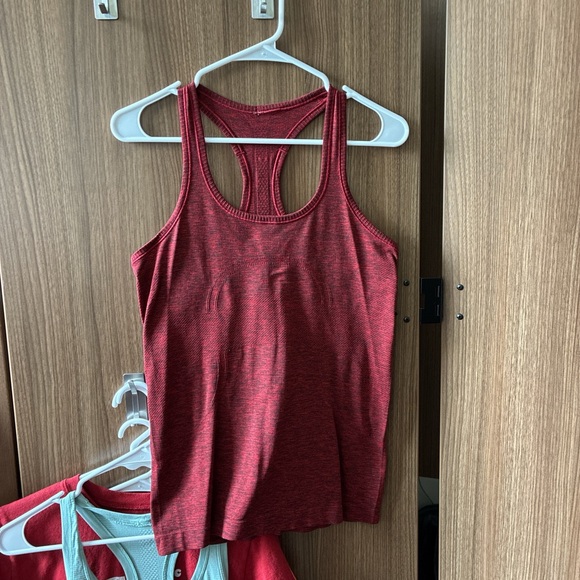 lululemon athletica | Tops | Red Lululemon Swiftly Tech Tank | Poshmark